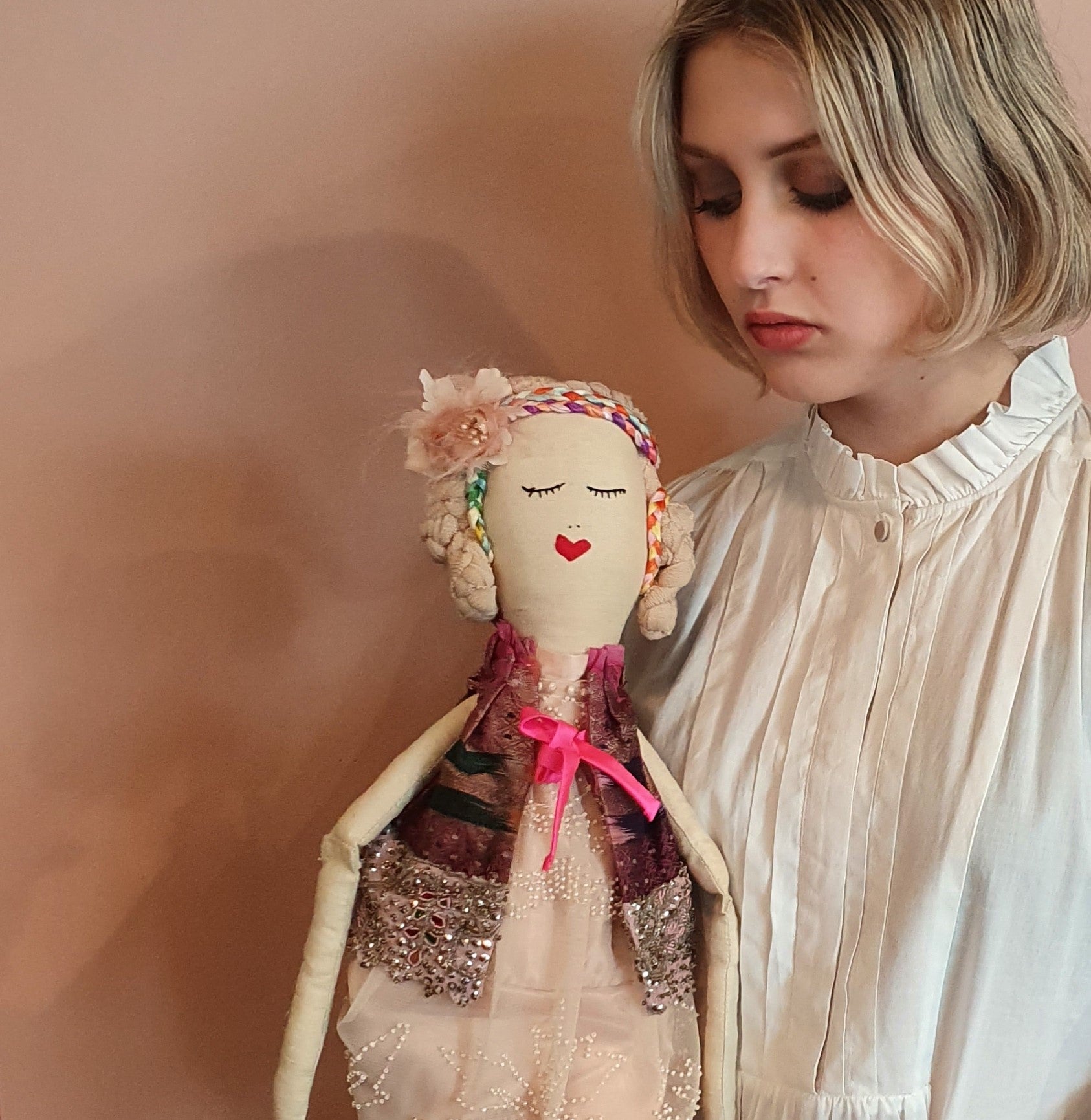 Fabric heirloom rag dolls NZ – leemercer